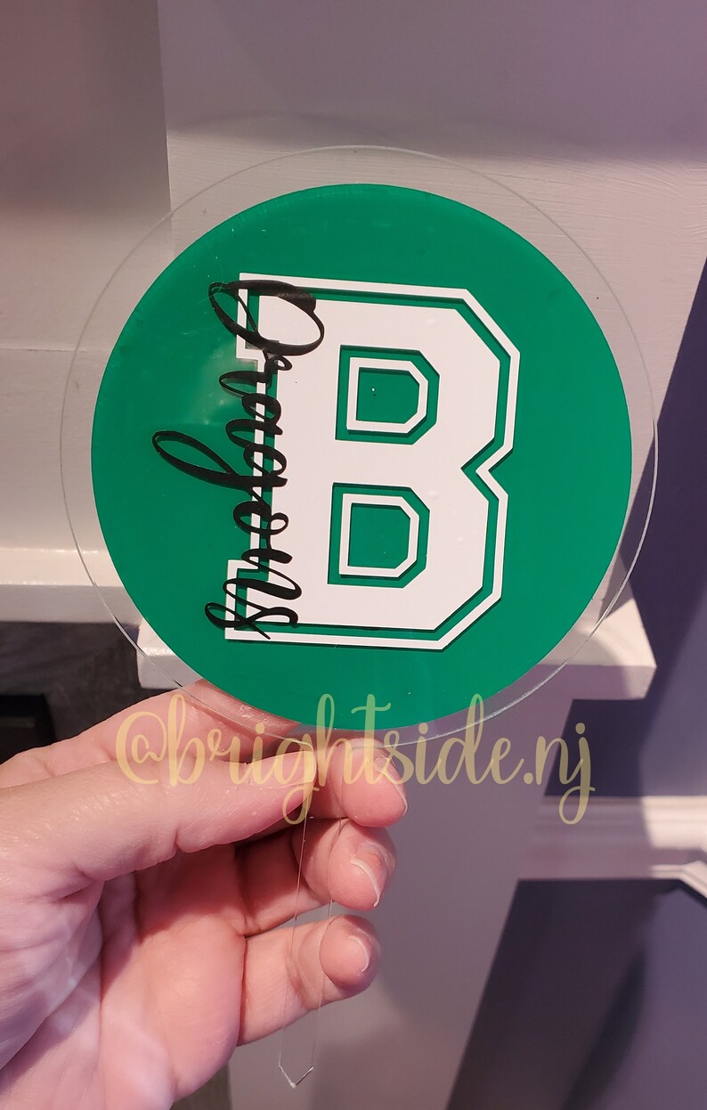 School Team Cake Topper Cheer Football Sports Party - Etsy