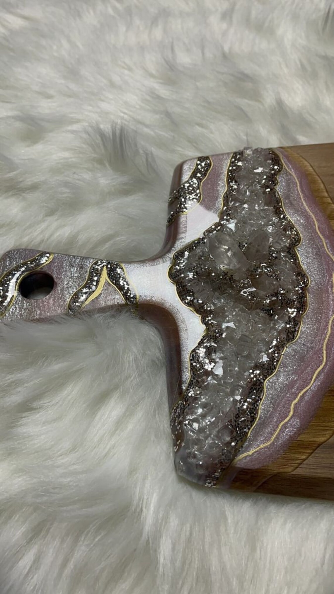 Pastel Pink & Gold/silver Charcuterie Board, Charcuterie, Cheese Board ...