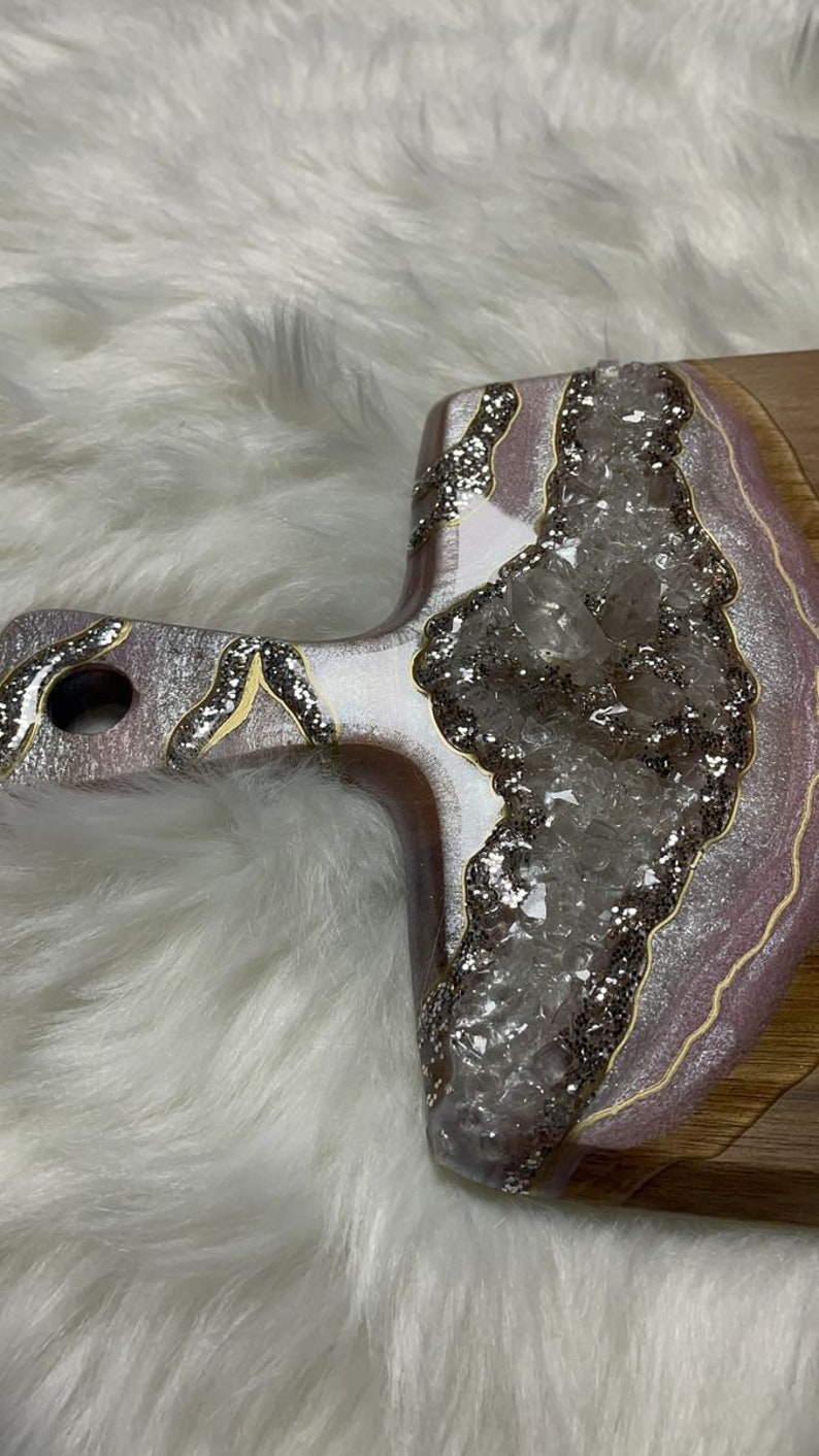 Pastel Pink & Gold/silver Charcuterie Board, Charcuterie, Cheese Board ...