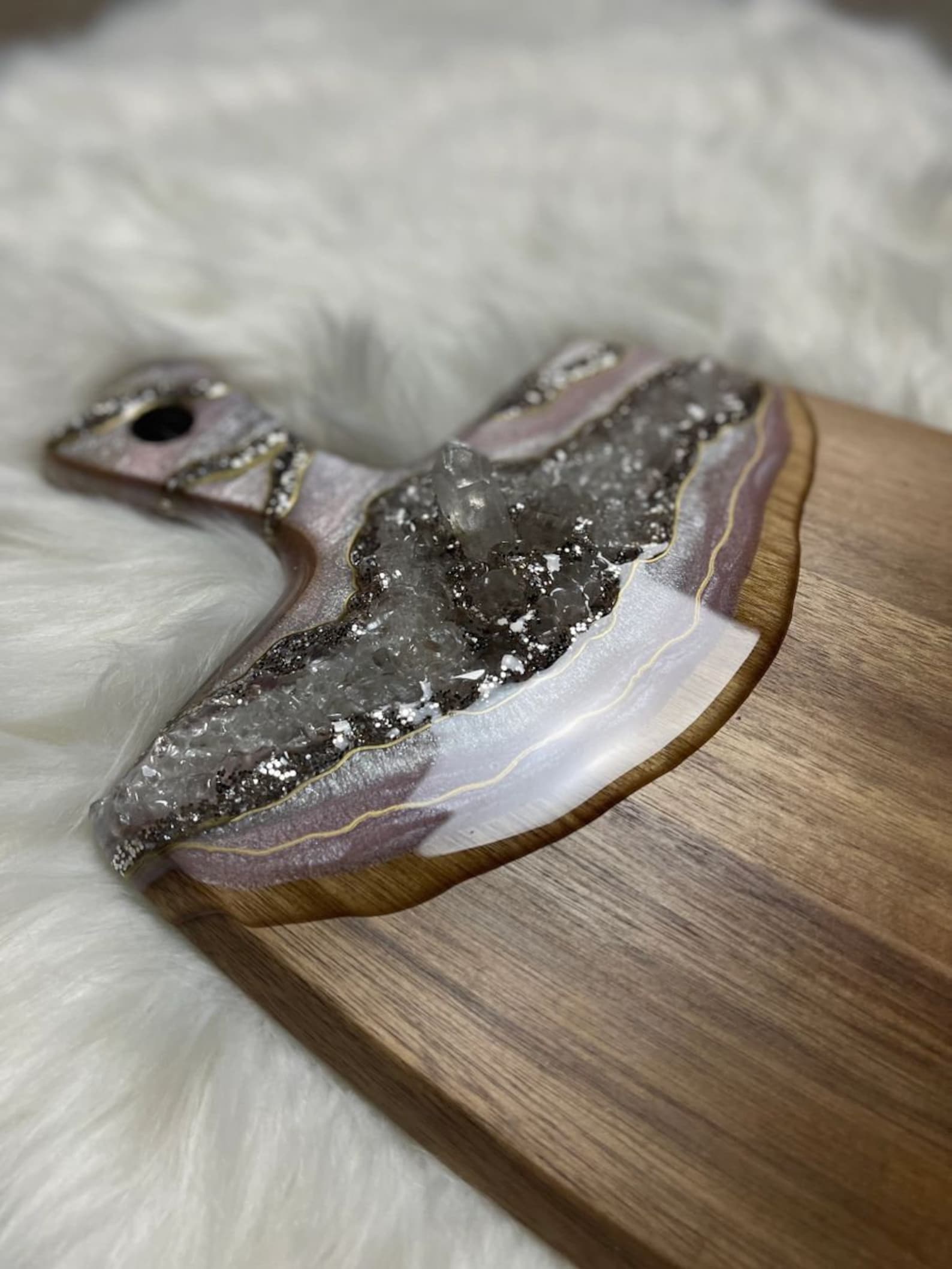 Pastel Pink & Gold/silver Charcuterie Board, Charcuterie, Cheese Board ...