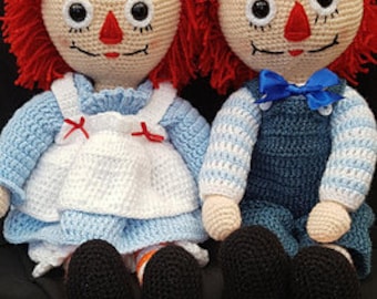Raggedy Ann Doll | Etsy