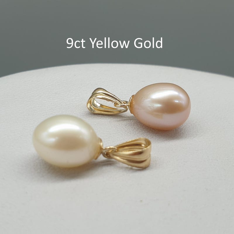 9ct Gold and Pearl Pendant - Etsy