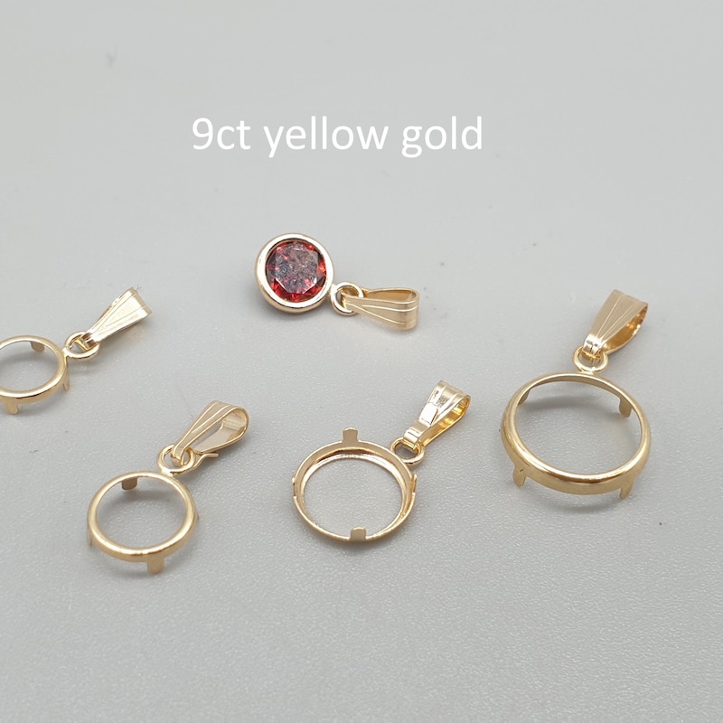 Blank Bezel Ring 9k Gold - Etsy UK