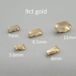 10k gold bail for pendant store