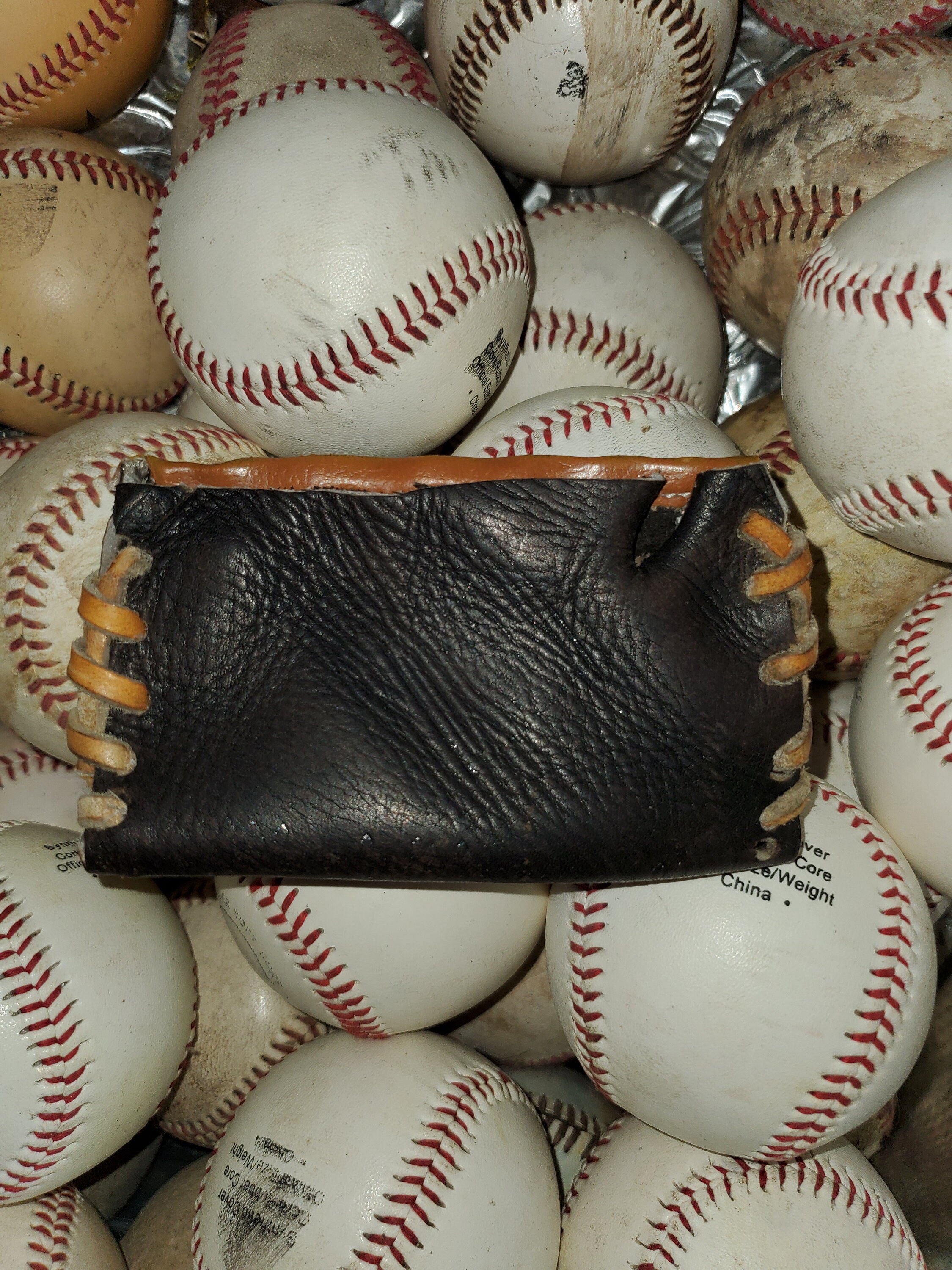Repurposed Baseball Glove Business Card Holder Cooper - Etsy