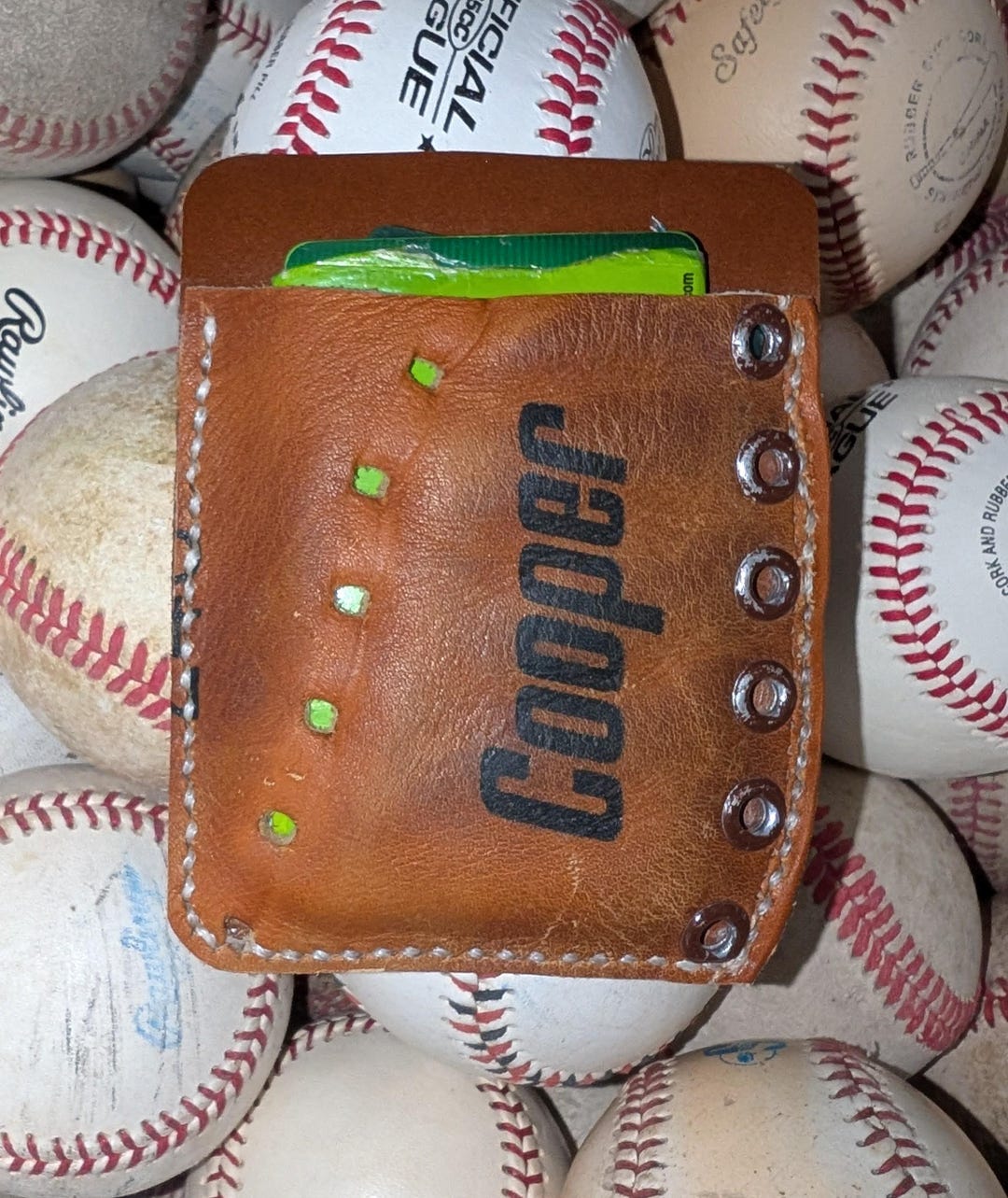 Baseball Glove Wallet - Cooper - Etsy