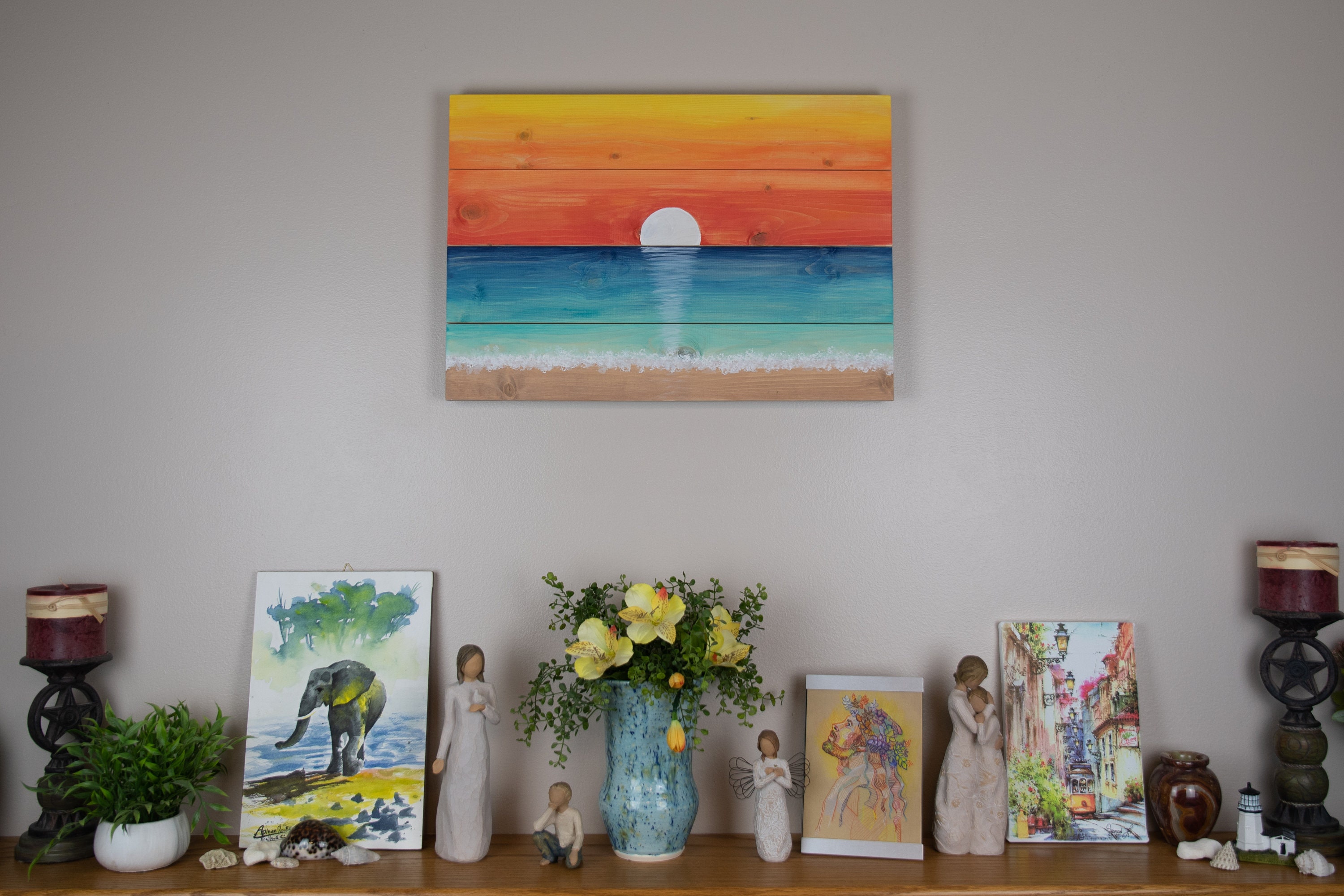 Beach Pallet Art - Etsy