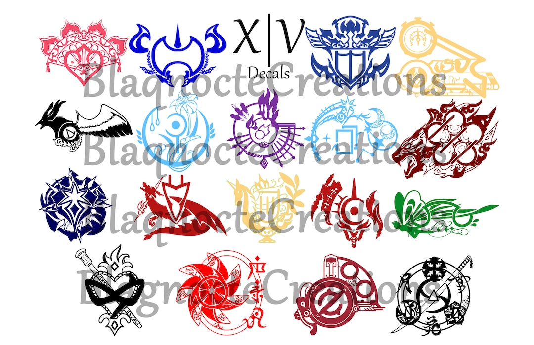 FFXIV Class Decals - Etsy