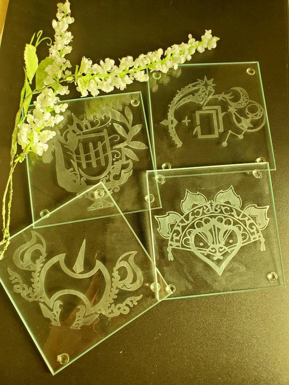 FFXIV Etched Coasters - Etsy