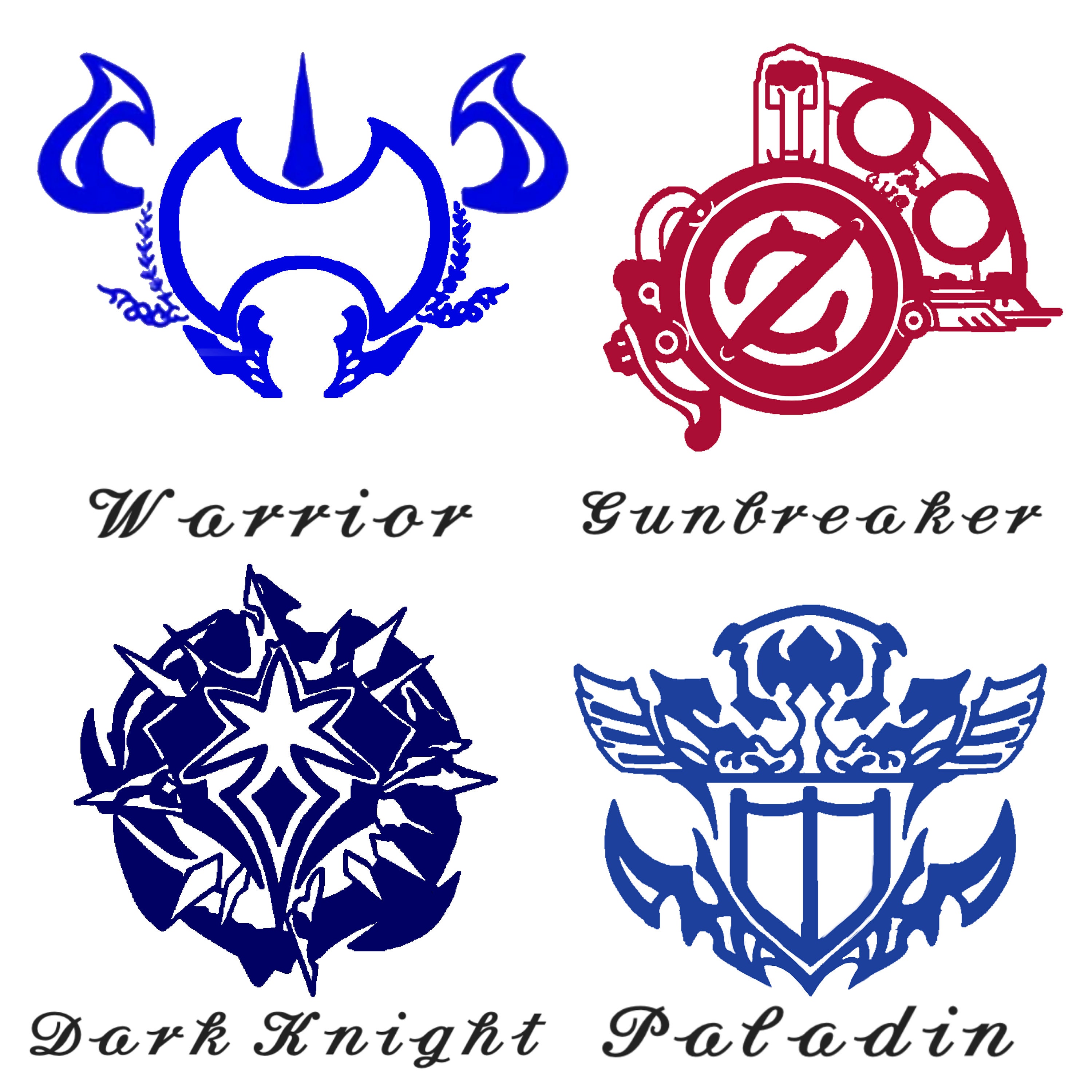 FFXIV Class Decals | Etsy