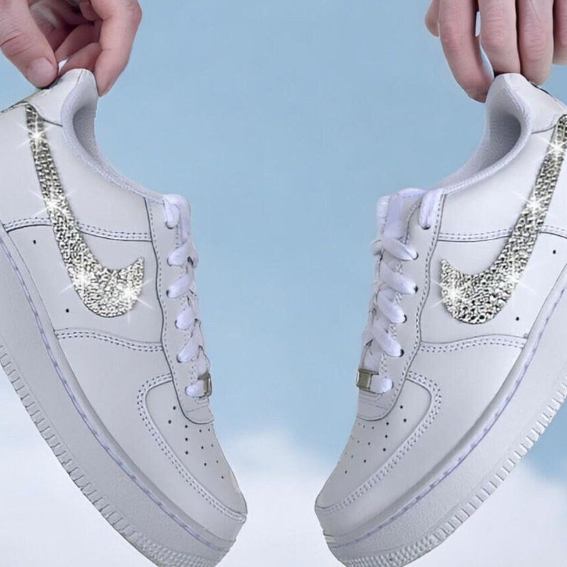 Bling Air Force Ones - Etsy