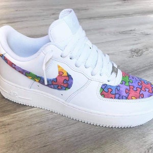 Autism Awareness Custom Nike Air Force 1 - Etsy
