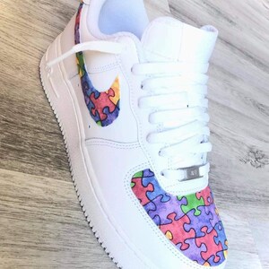 Autism Awareness Custom Nike Air Force 1 - Etsy