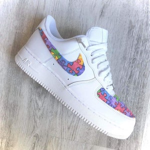 Autism Awareness Custom Nike Air Force 1 - Etsy
