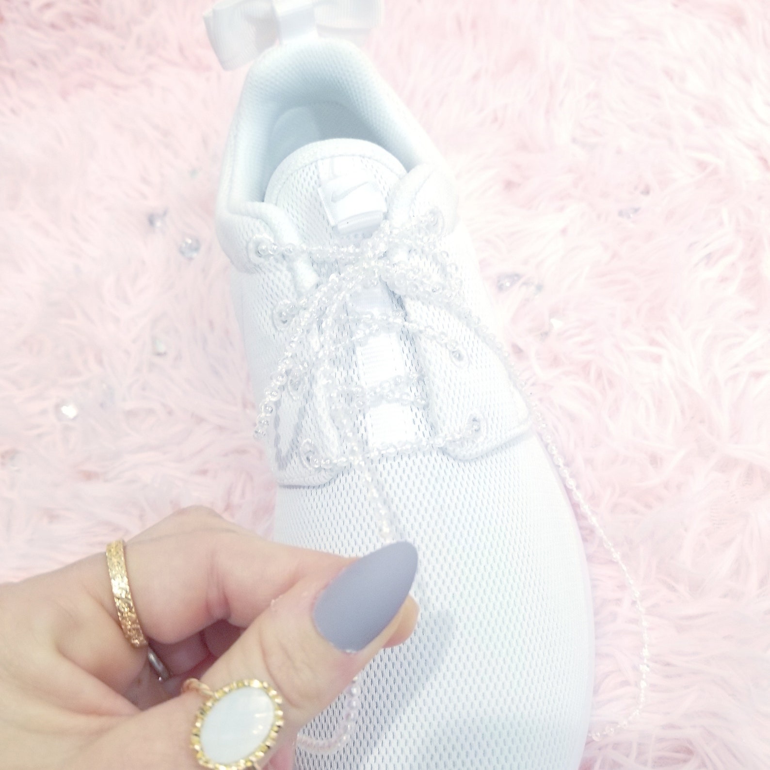 Mrs... Wedding Fiance Bride to Be White Nike Roshe Custom - Etsy