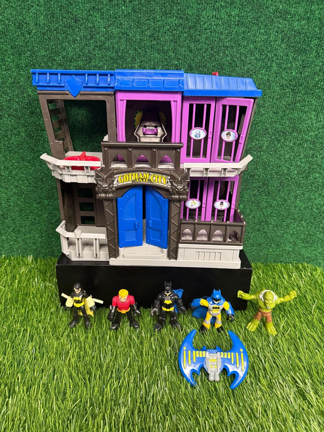Fisher-price Imaginext DC Comics Gotham Jail Play Set Batman & Villains ...