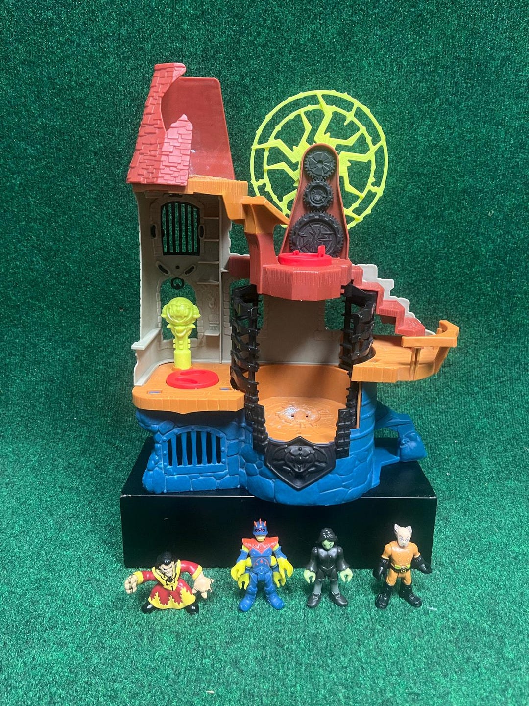 Fisher-price Imaginext Castle Wizard Tower Playset Lights W/ Figures - Etsy