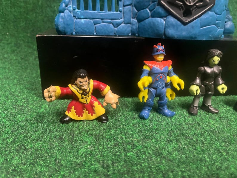 Fisher-price Imaginext Castle Wizard Tower Playset Lights W/ Figures - Etsy