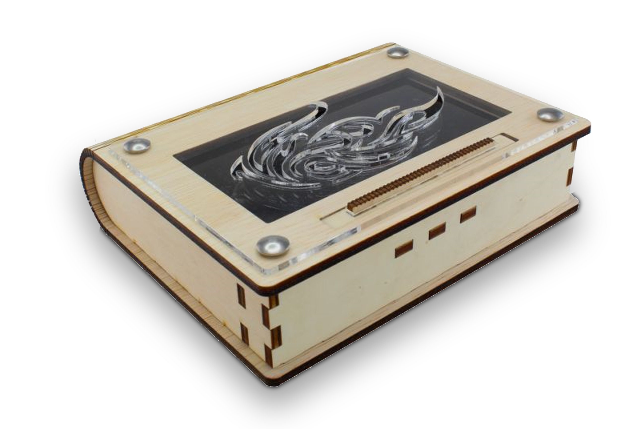 Handmade Book of Fire Puzzle - Open the Book! - Etsy