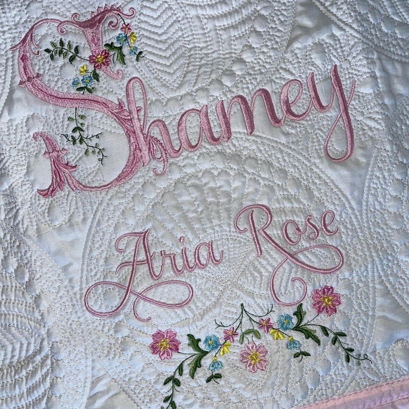 Personalized Quilt - Etsy
