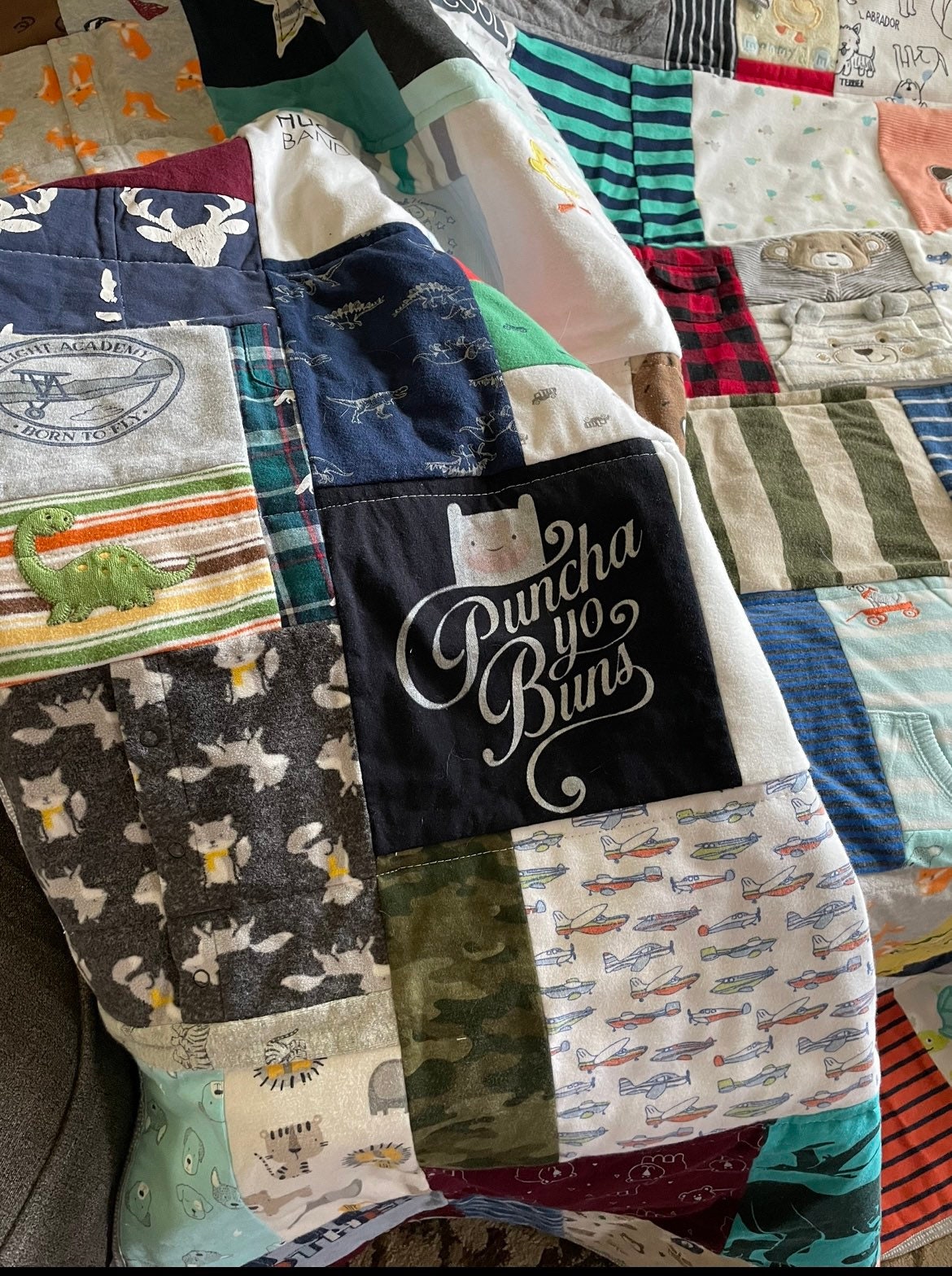 Childs Memory Quilt, Quilt, Kids Quilt, Baby Quilt, Memory Quilt ...