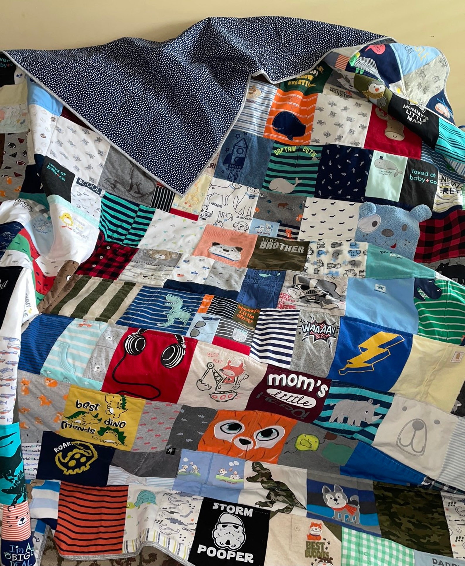 Childs Memory Quilt, Quilt, Kids Quilt, Baby Quilt, Memory Quilt ...