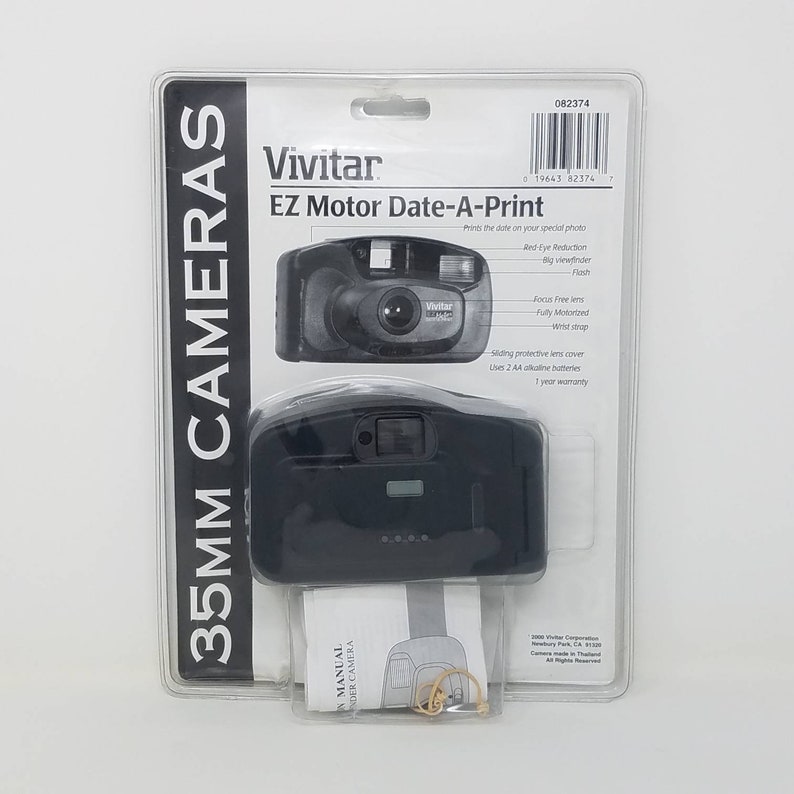 Vintage Vivitar Y2K 35mm Camera Easy Motor With Date, a Prints Big View ...