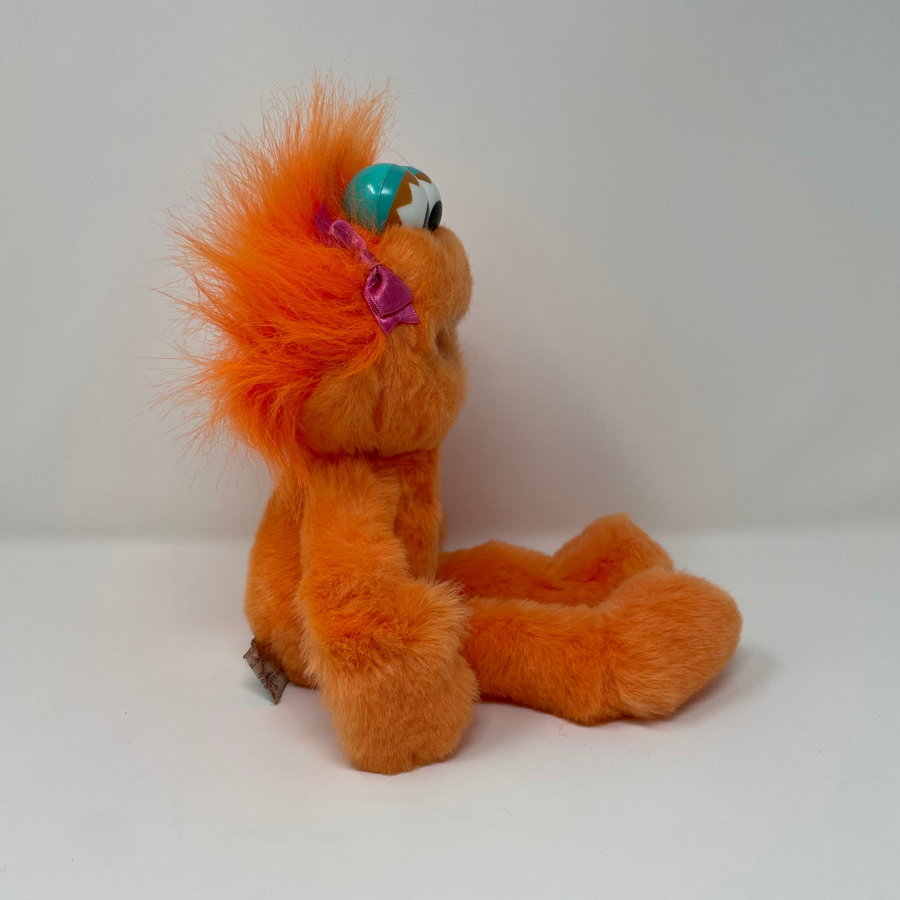 Vintage Applause Orange Monster Zoe Sesame Street Stuffed Plush Jim ...