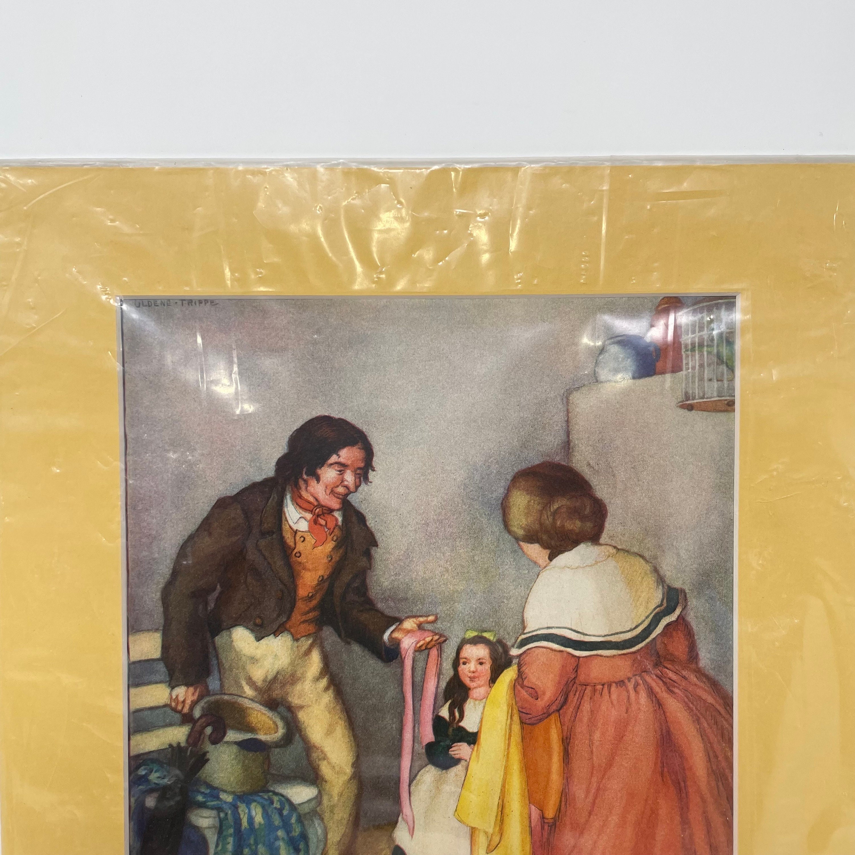 Vintage Illustration Artwork Wall Decor the Peddler Man From on the ...