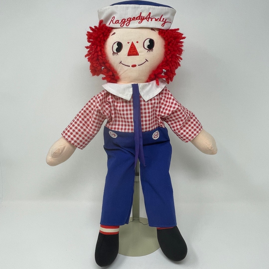 Vintage Applause Stuffed Plush Doll Raggedy Andy 16 Inches 1980s - Etsy