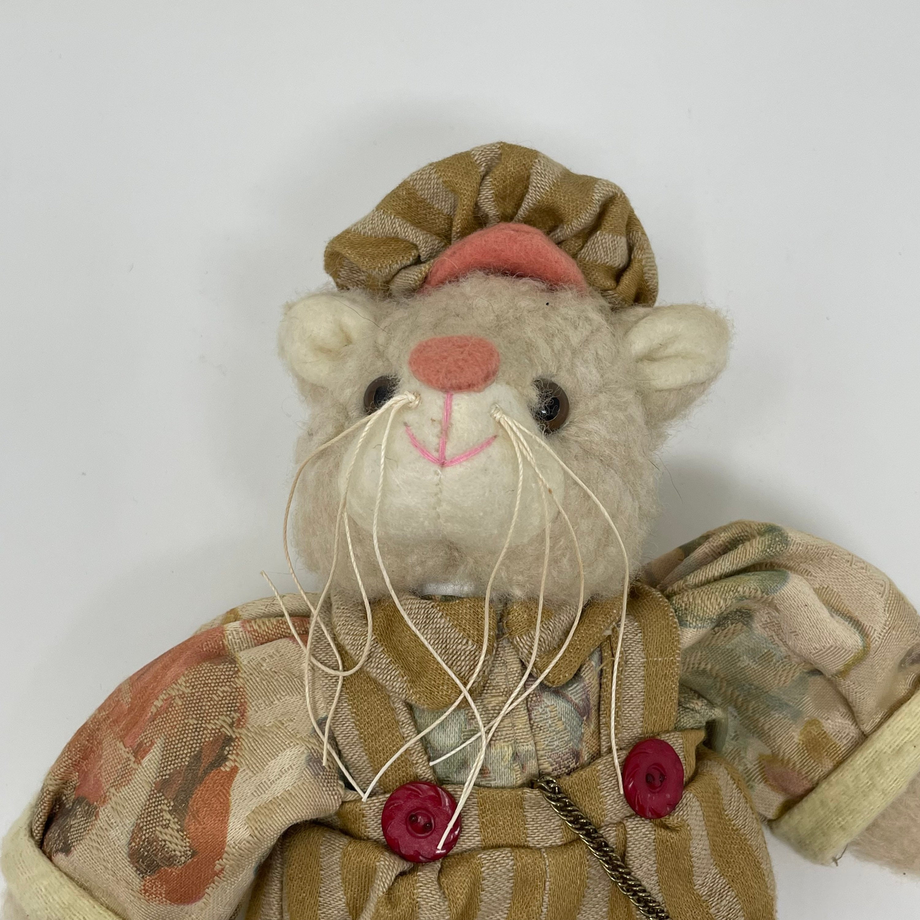 Vintage Mellissa Ann Handcrafted Train Conductor Cat Timer, Steam Punk ...