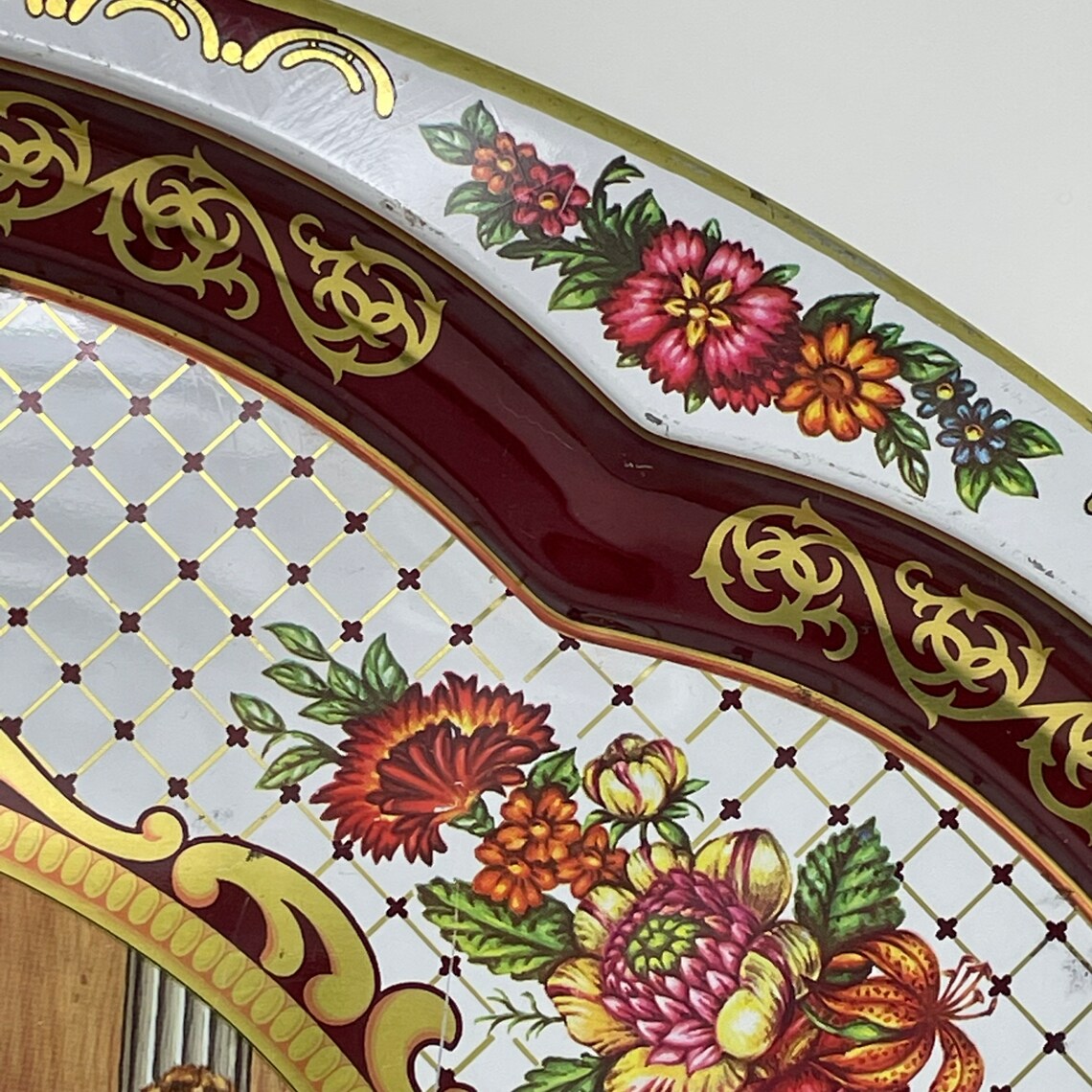 Vintage Serving Tray Daher Decorated Victorian Formal Ware - Etsy