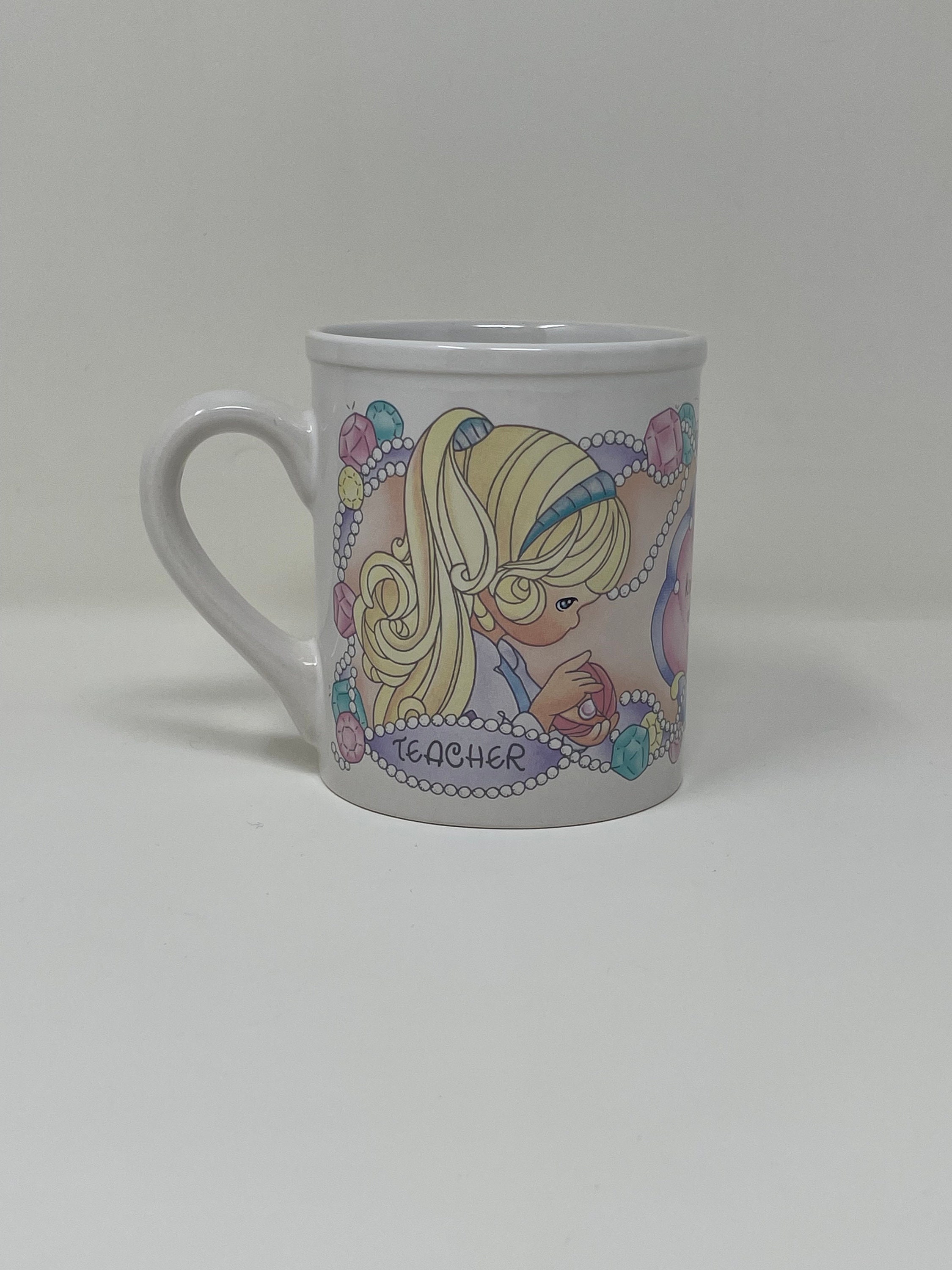 Vintage Enesco 90's Blonde Teacher Poem, Kawaii Precious Moments With ...