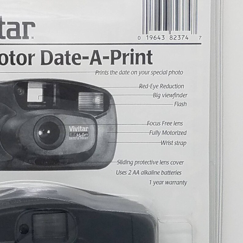 Vintage Vivitar Y2K 35mm Camera Easy Motor With Date, a Prints Big View ...