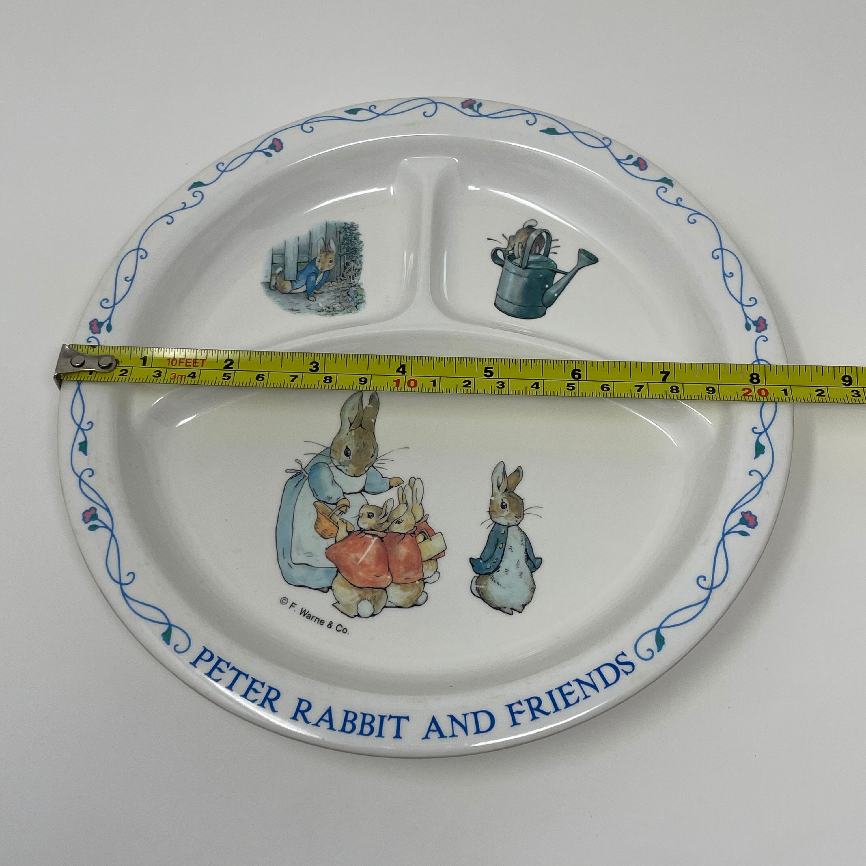Vintage Eden Nursey Peter Rabbit and Friends Children Melamine 8.5 ...