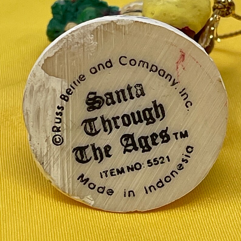 Vintage Christmas Russ Bernie & Co Year 1628 Santa Claus Through the ...