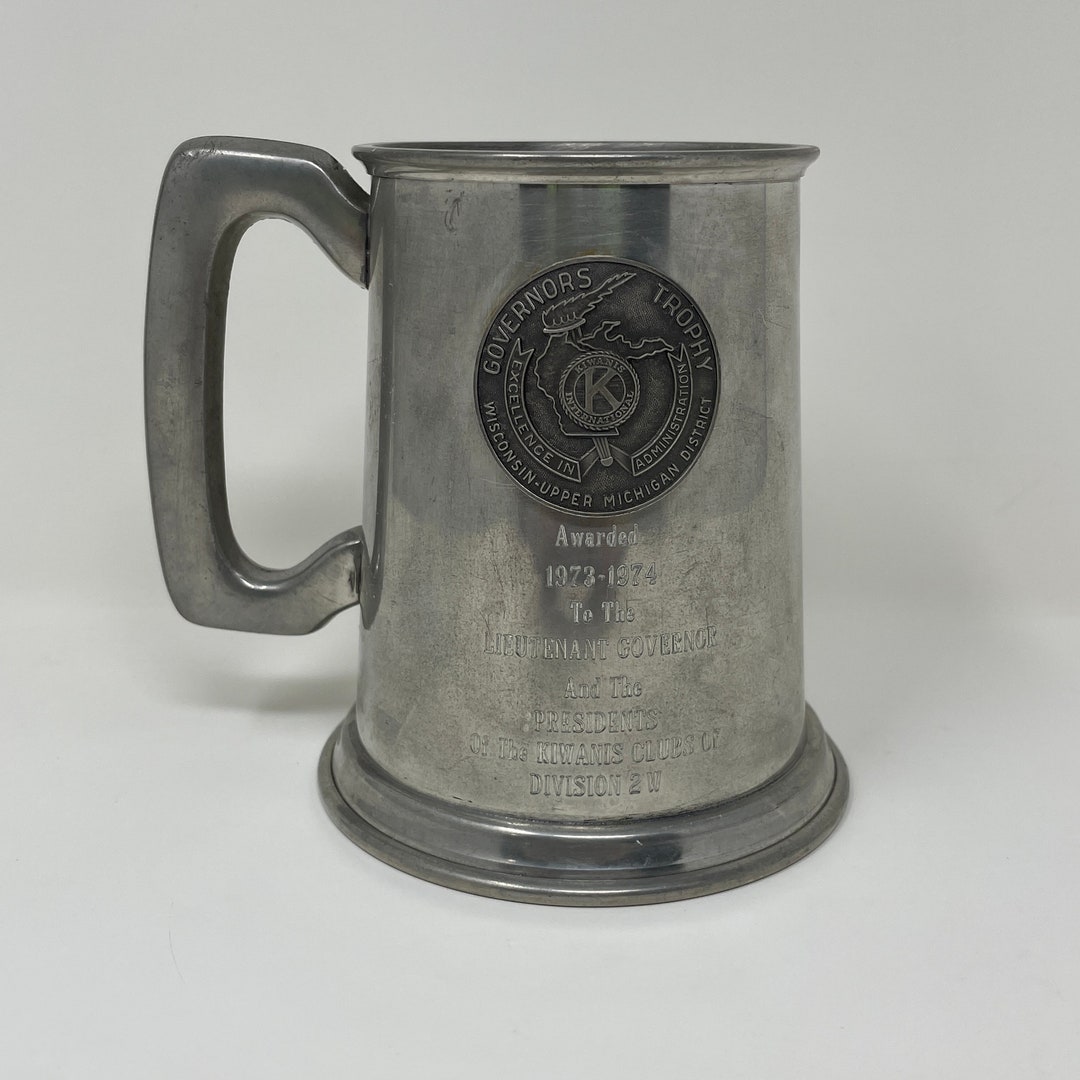 Vintage English Pewter Mug/cup Drinkware Governors Trophy Award 1970s ...