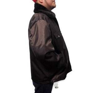 Vintage Shiny Brown Jacket Flying Cross by Fechheimer Union - Etsy