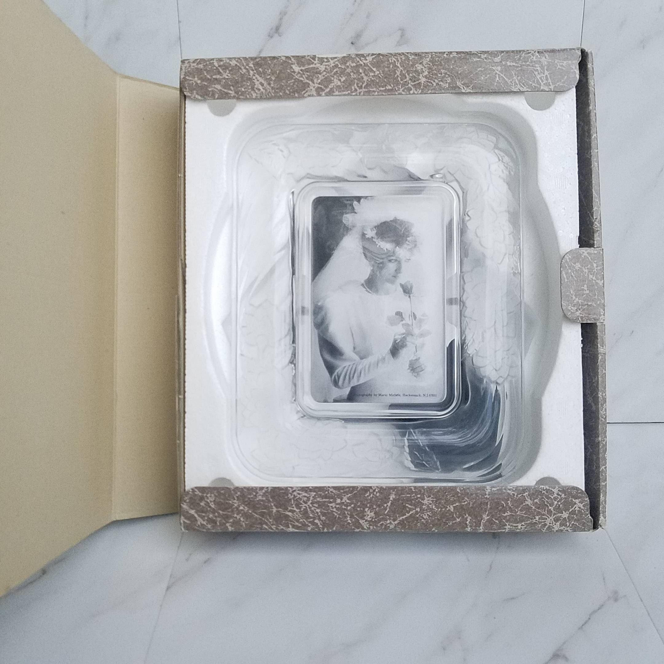 Vintage Crystal-clear Signature Picture Frame New Open Box Rectangular ...