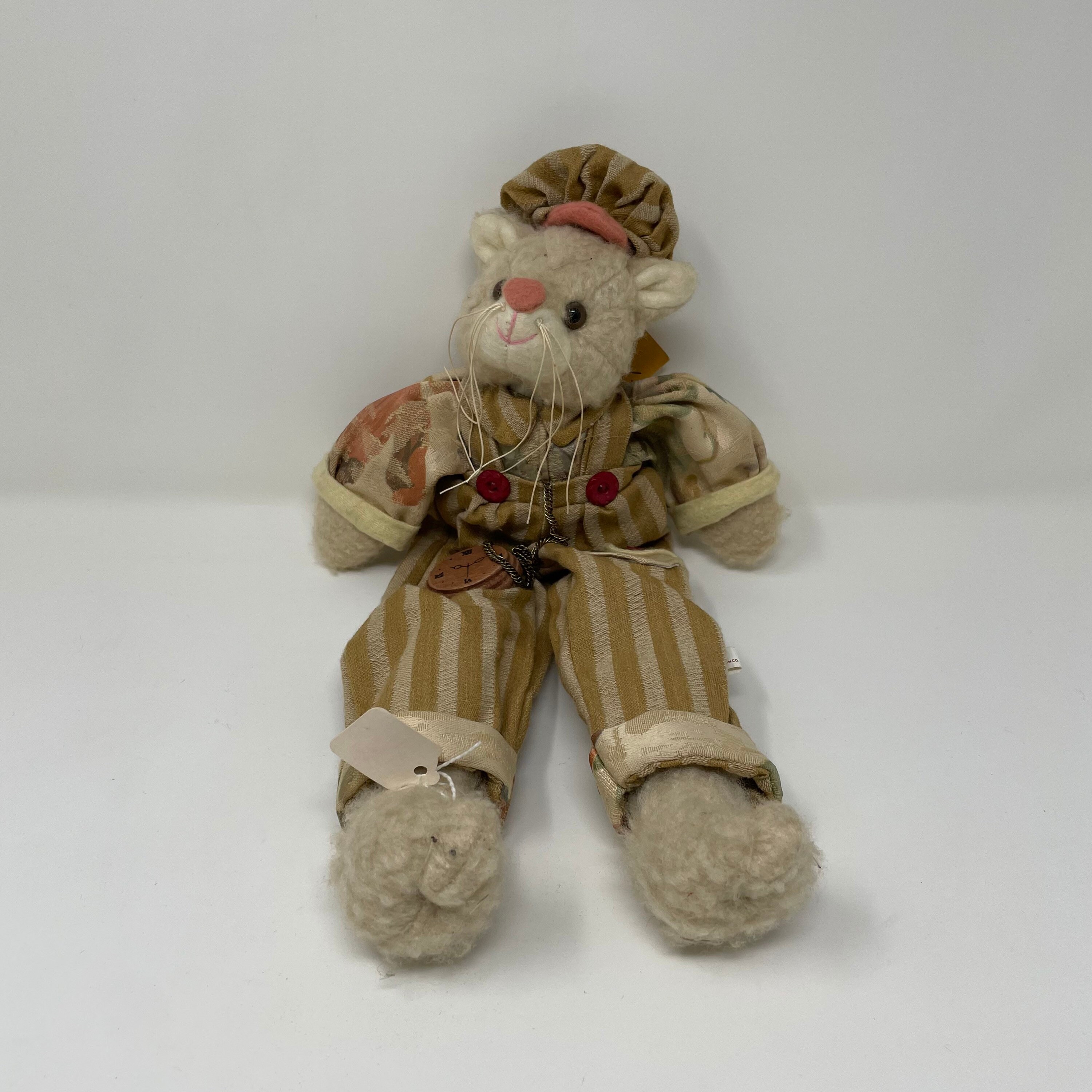 Vintage Mellissa Ann Handcrafted Train Conductor Cat Timer, Steam Punk ...