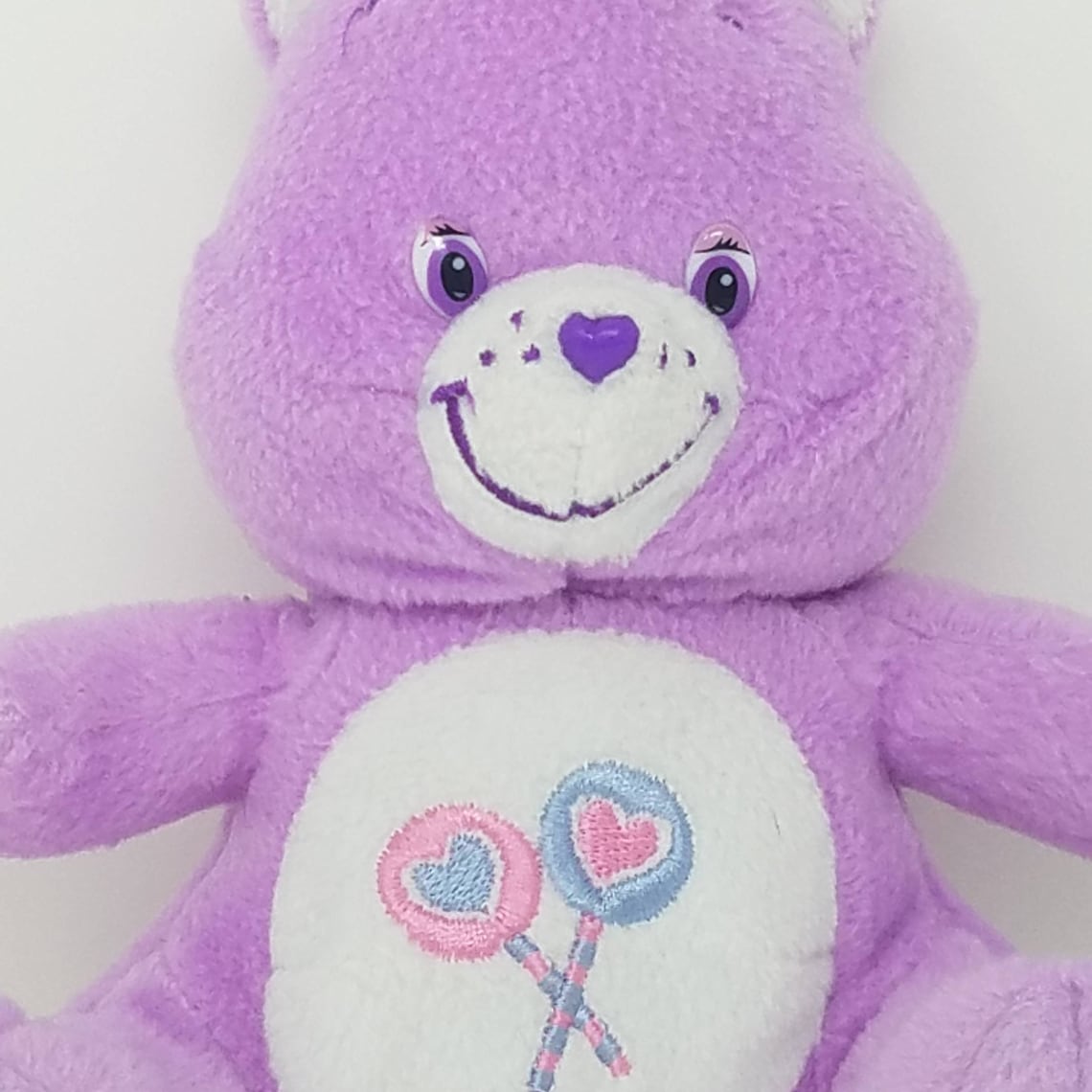 Y2K Rare Care Bear Nanco Vintage Travel Plush Purple Lollipops Share ...
