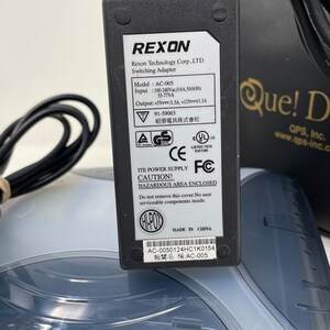 Vintage Electronic Que! Fire CDRW Drive Model # QPS-525 Blue Old Tech ...