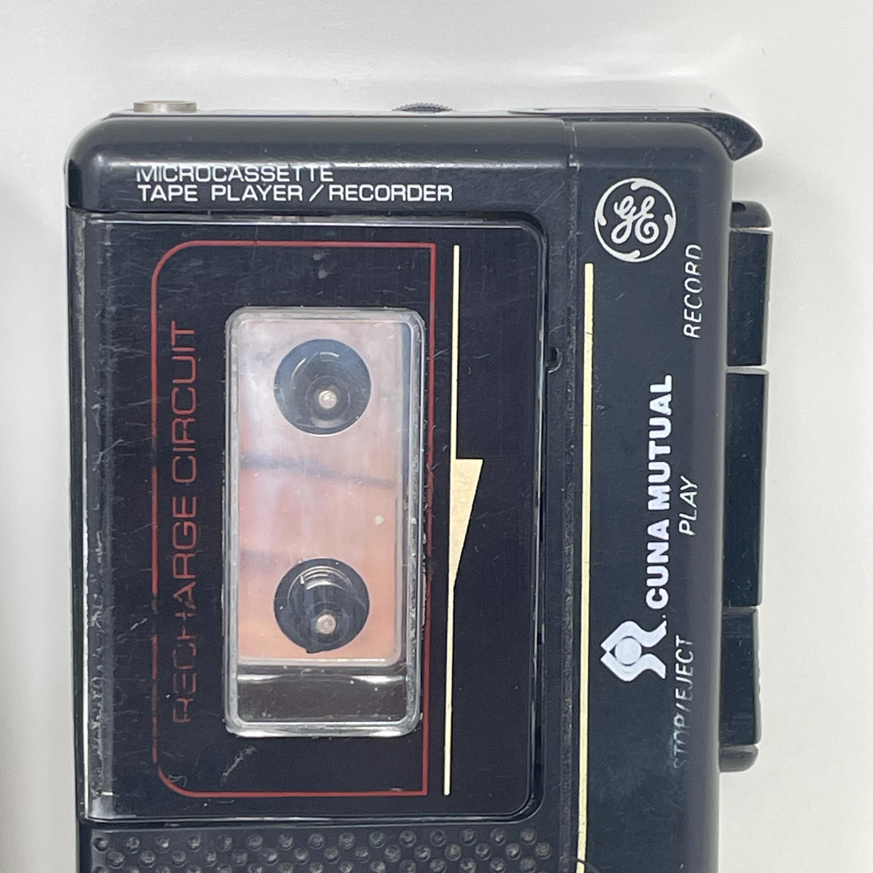 Vintage Sony Walkman FM/AM and GE Microcassette Tape Player/ Recorder ...