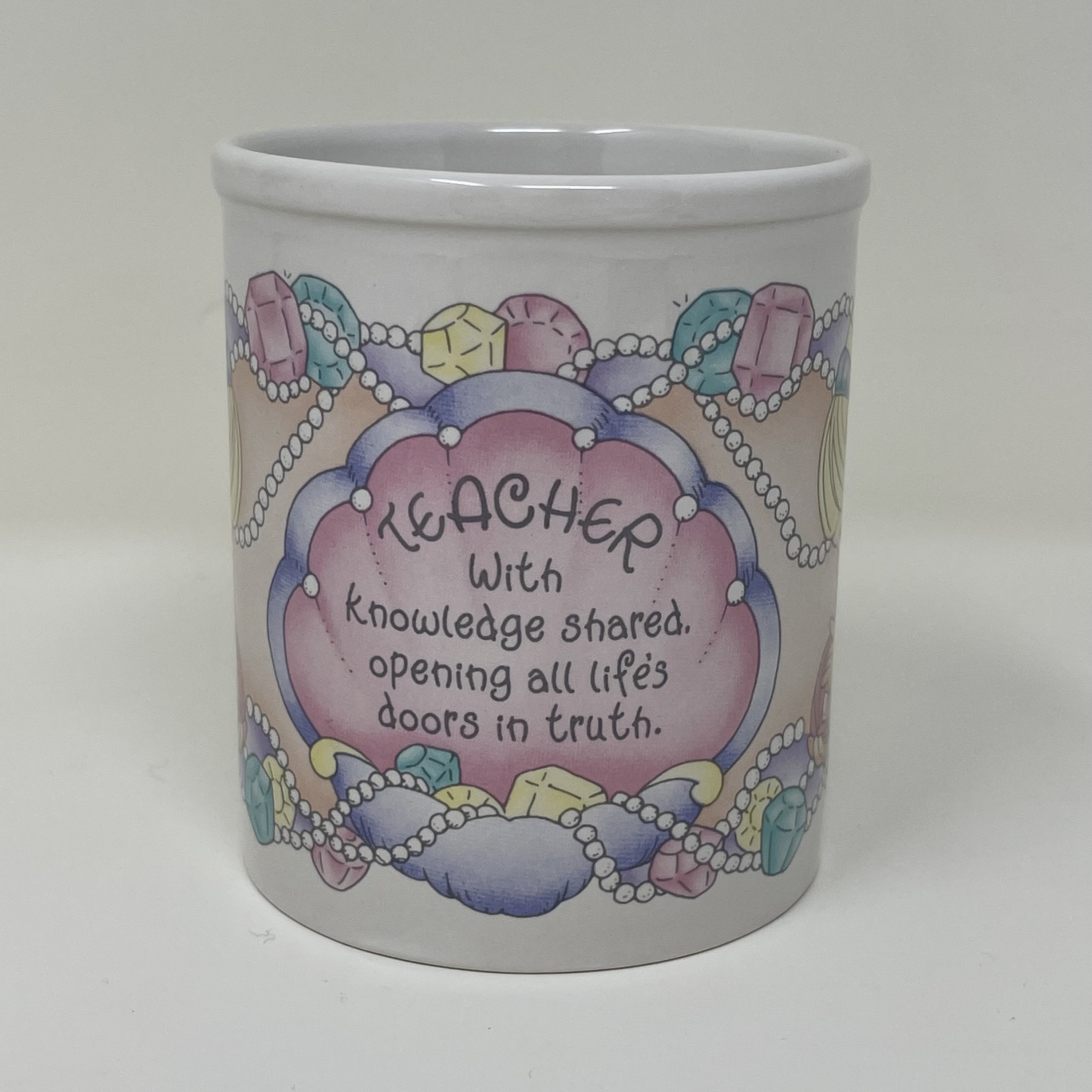 Vintage Enesco 90's Blonde Teacher Poem, Kawaii Precious Moments With ...