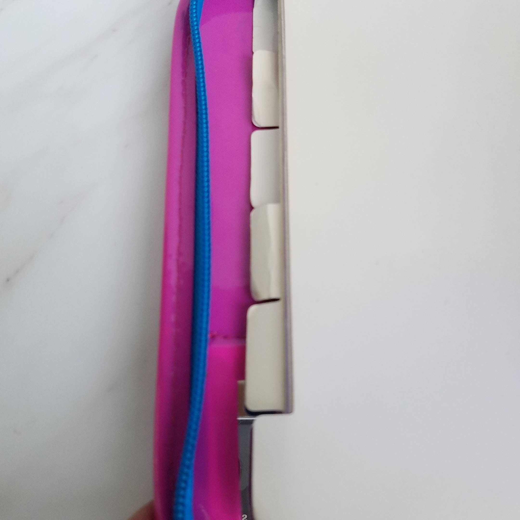 Vintage Y2K Lisa Frank Organized Zipper Mini Binder 2 White Glittery ...