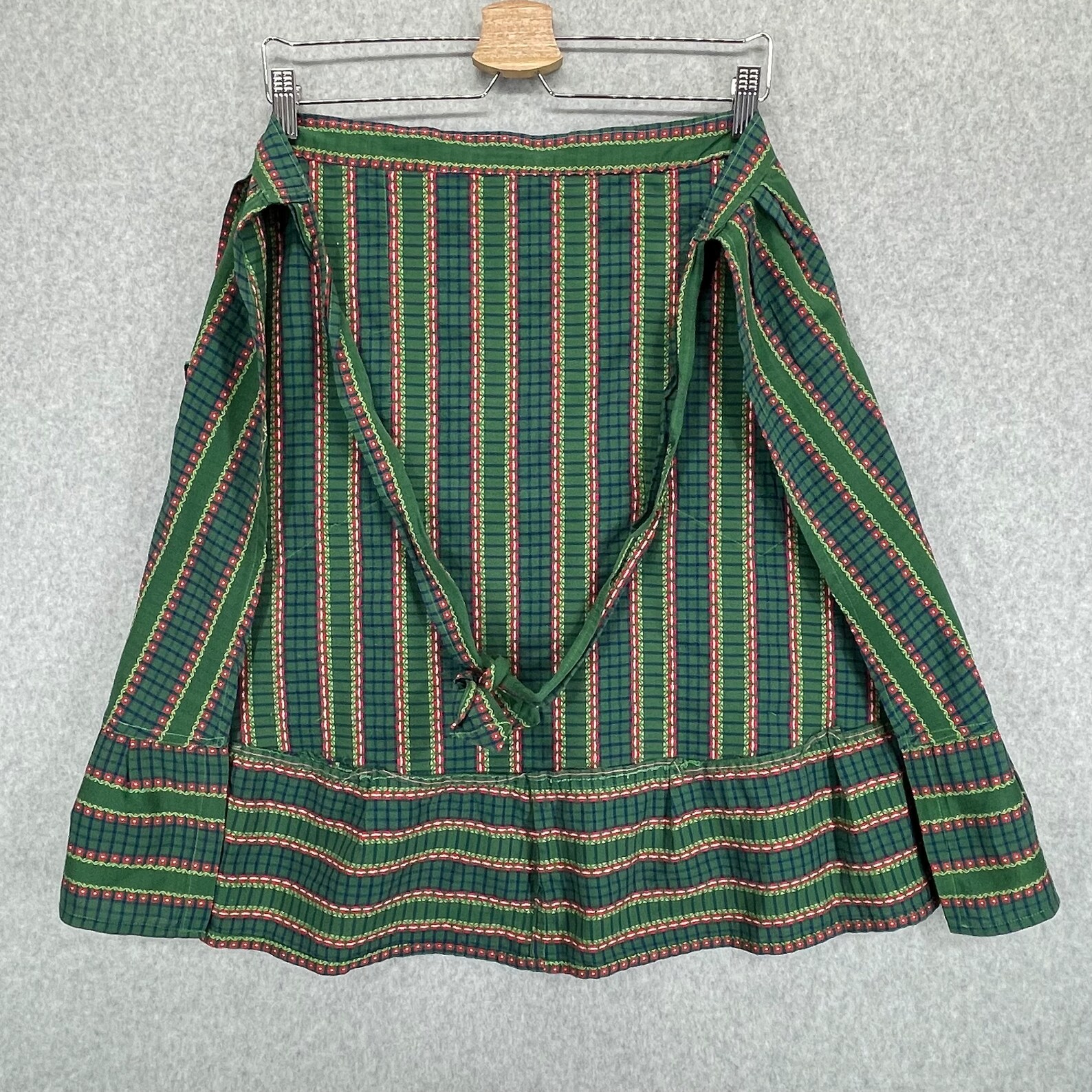 Vintage Handmade Half Apron: Olive Green Trad Wife Style - Etsy