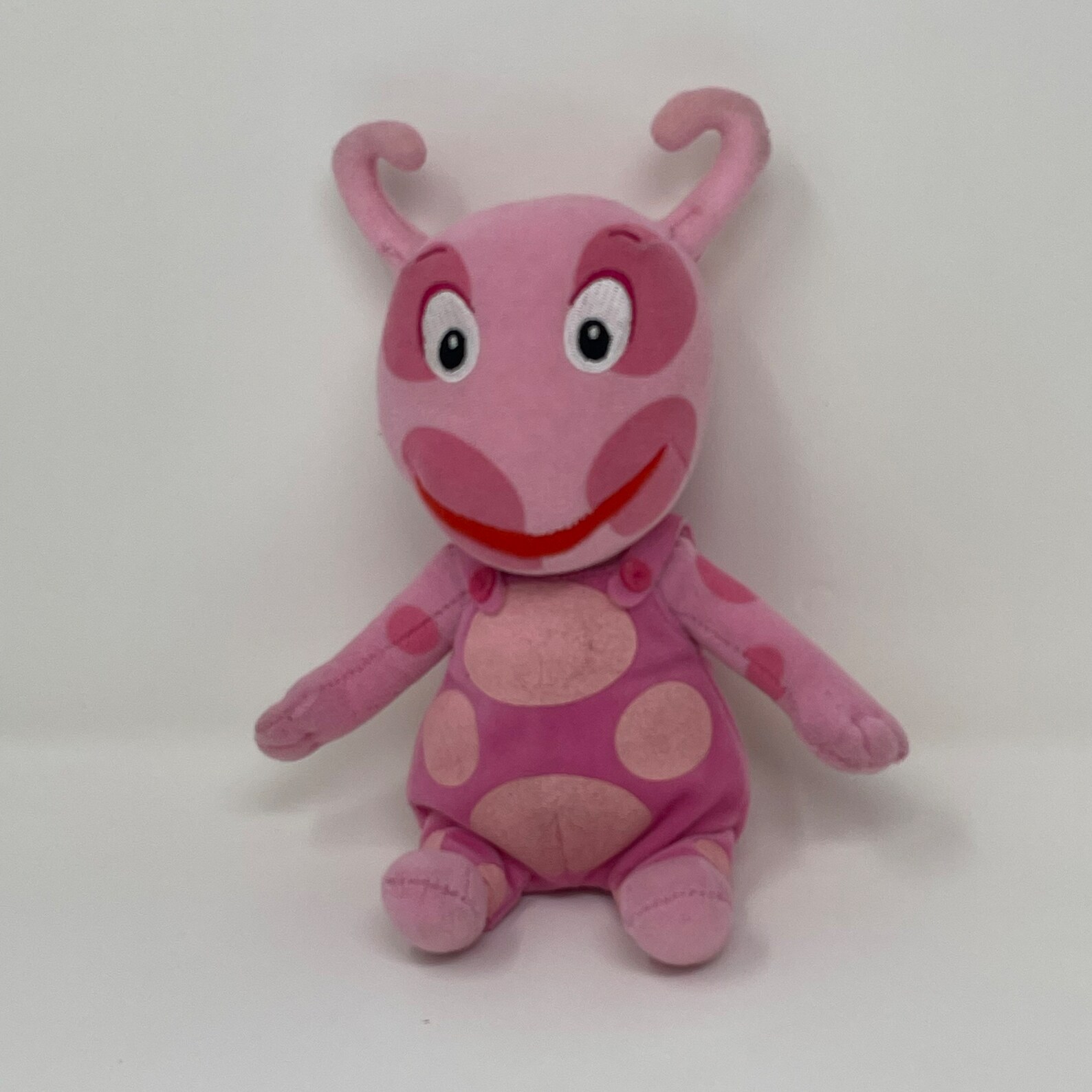 Vintage Y2K TY Backyardigans Uniqua Beanie Babies Pink Spot Plush ...