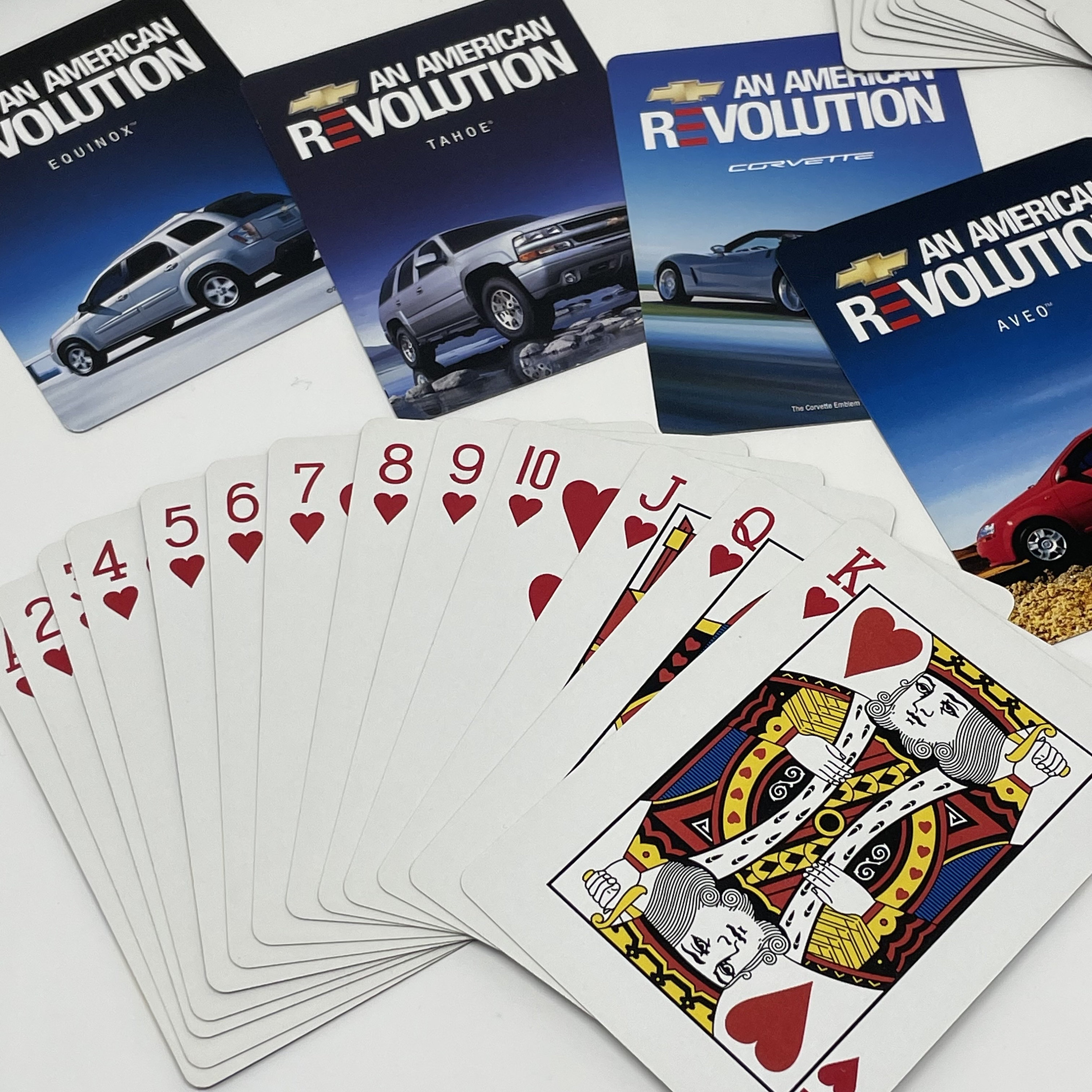 Vintage 2000s Chevy Boxed Playing Cards, Promotional Swag Limited Run ...