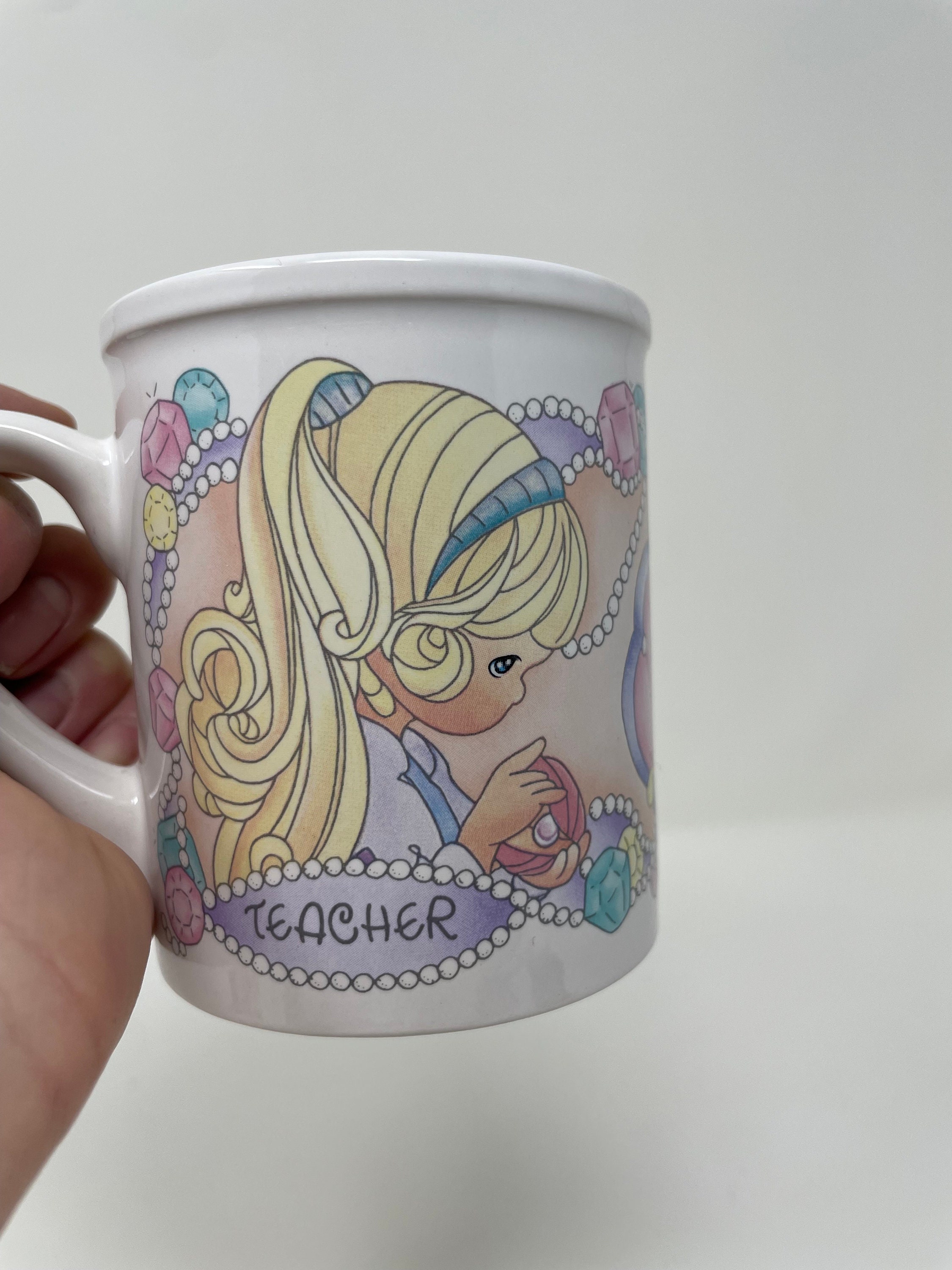 Vintage Enesco 90's Blonde Teacher Poem, Kawaii Precious Moments With ...