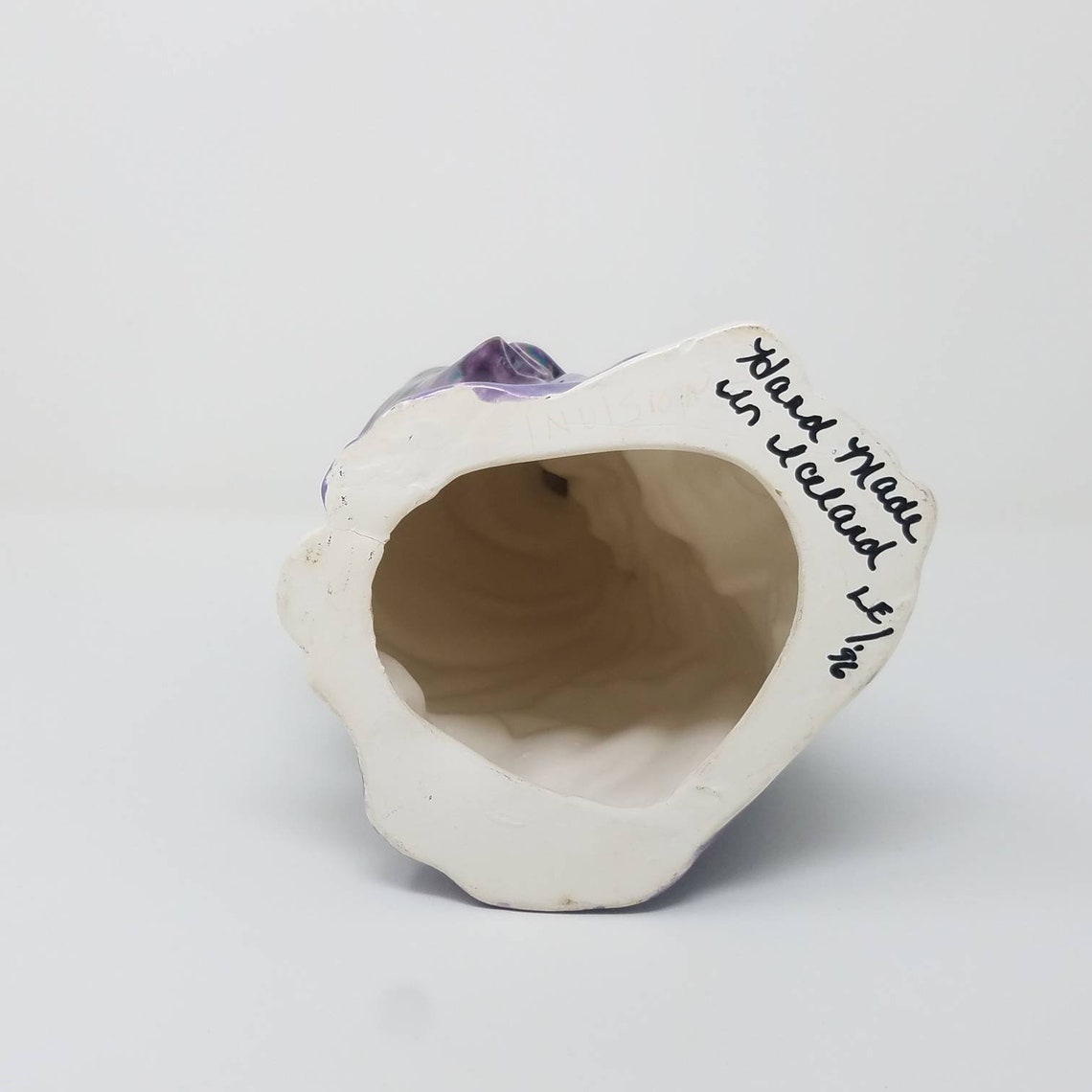 Vintage 90's Luster Wear Purple Iridescent Figure of - Etsy